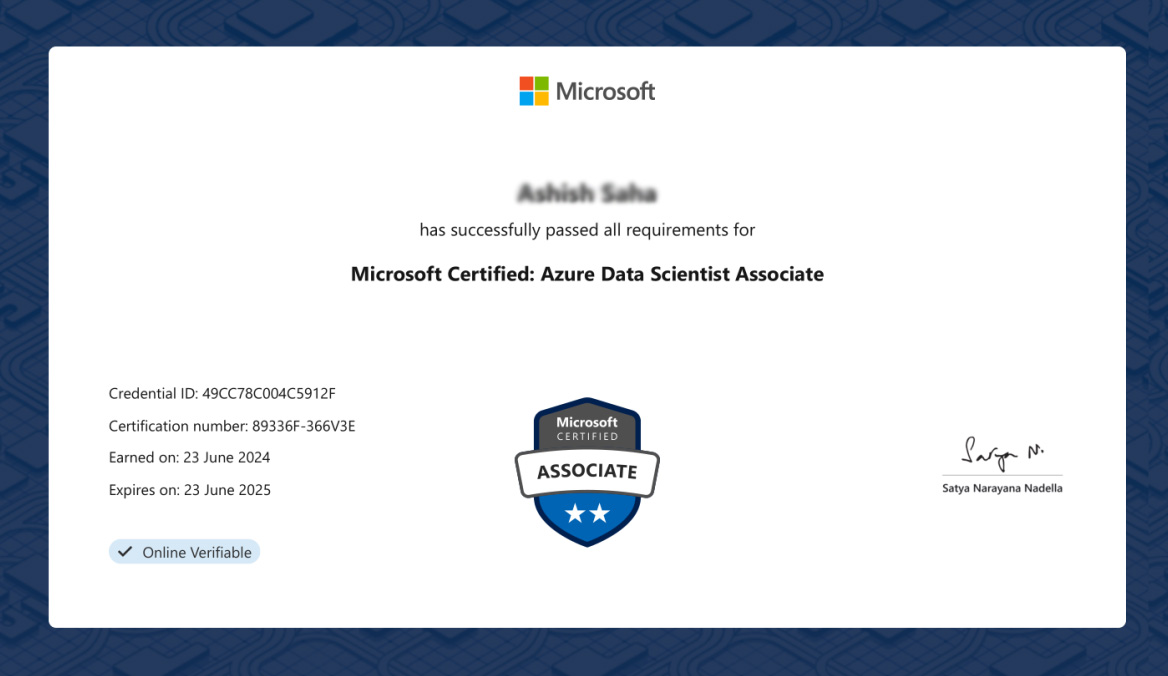 Enroll Now in DP-100 (Azure Data Scientist Associate)